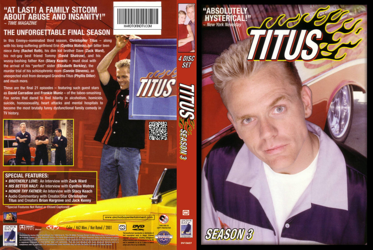 Titus 2000 The Complete Tv Series On 10 Dvd's Chris Titus Stacy Keach – HARDTOFINDTV